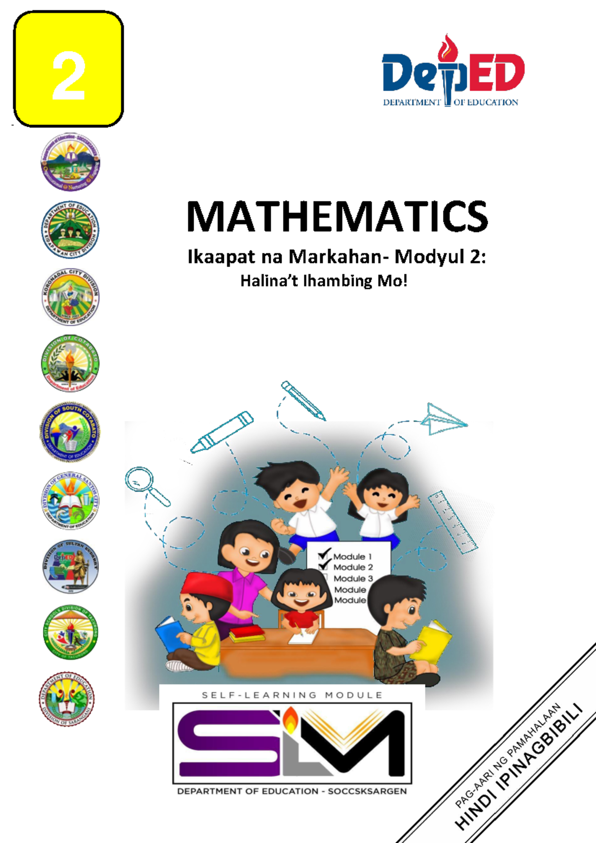 Mathematics 2 SLM Q4 Module 2 - MATHEMATICS Ikaapat na Markahan- Modyul ...