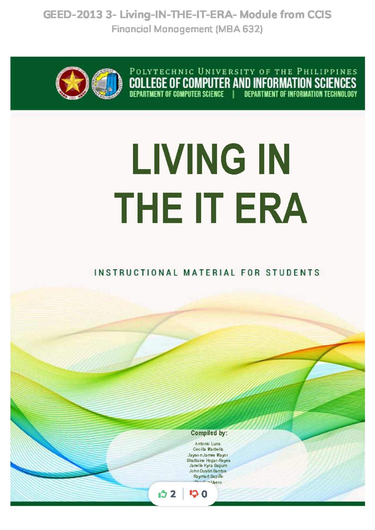 Geed-2013-3-living-in-the-it-era-module-from-ccis compress - GEED-2013 ...