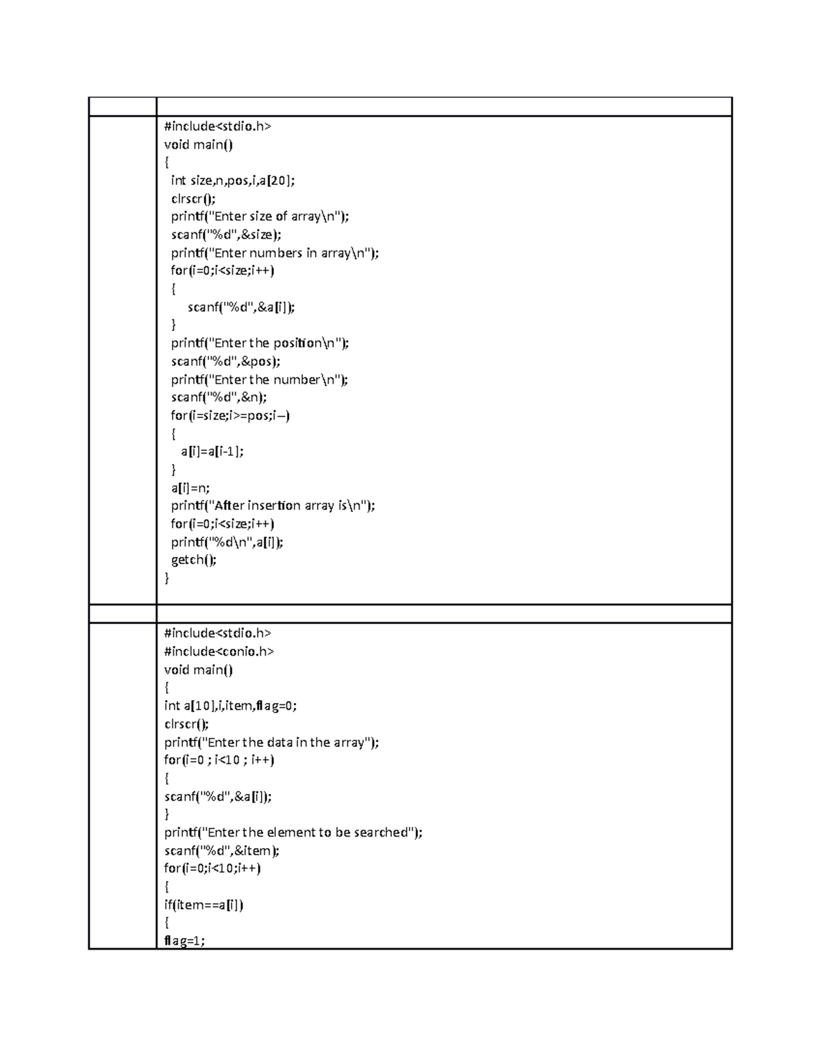 DSU PR - #include void main() { int size,n,pos,i,a[20]; clrscr(); printf("Enter size of - Studocu