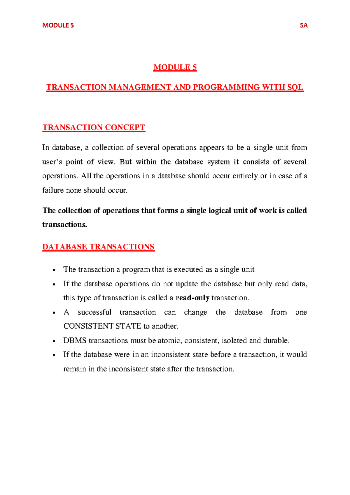 Module 5 - Data communication and optical fibre. Lecture notes ...