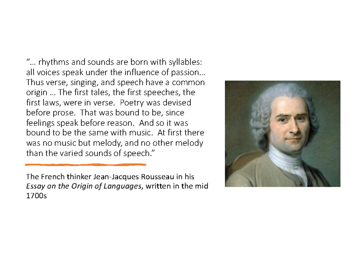 Music+27+5b 2 - notes from lecture 5 - “... rhythms and sounds are born ...
