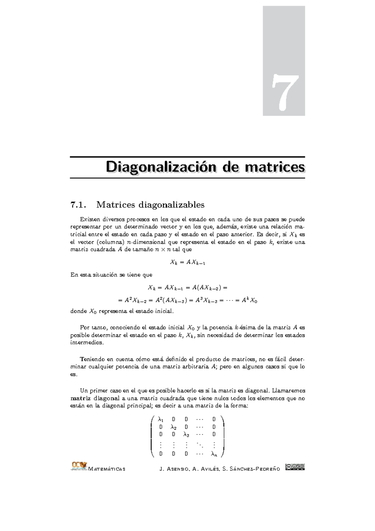 Tema7 - Bzbsb - 7 Diagonalización de matricesDiagonalización de ...