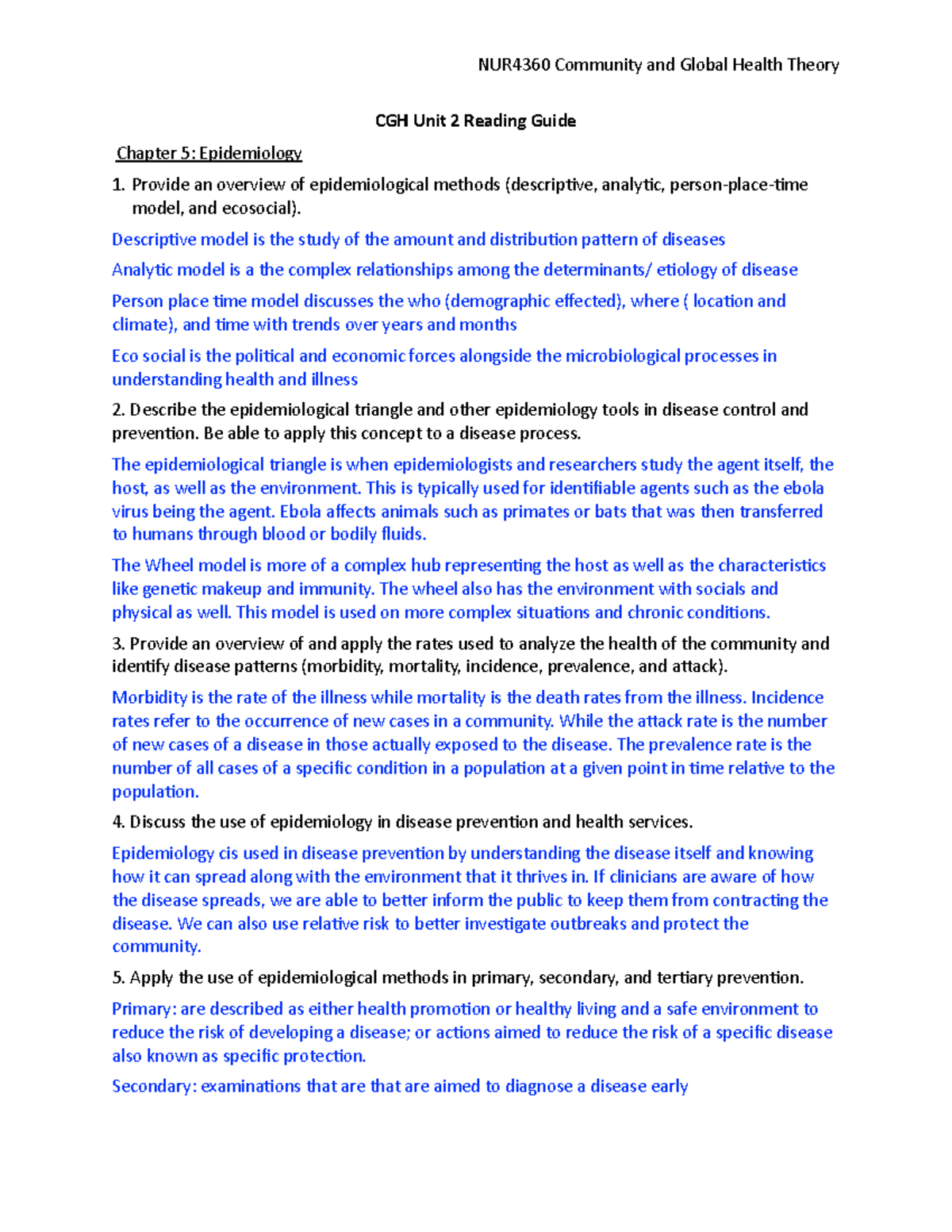 Reading guide 2 pdf - HW - CGH Unit 2 Reading Guide Chapter 5 ...