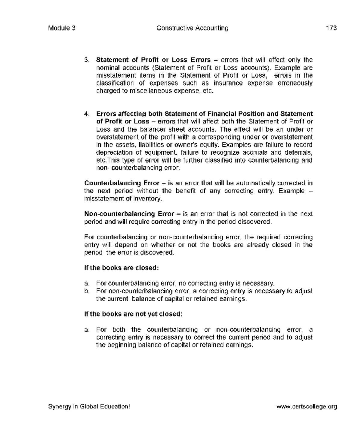 Module 3 Constructive Acctg-31-35 - BUSD 1006 - Studocu