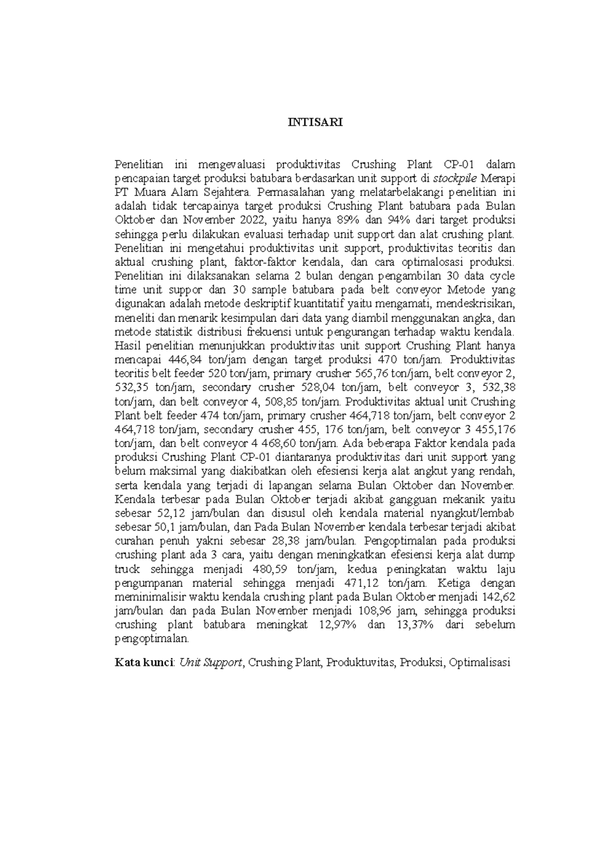 Intisari - enjoy to learn - INTISARI Penelitian ini mengevaluasi ...