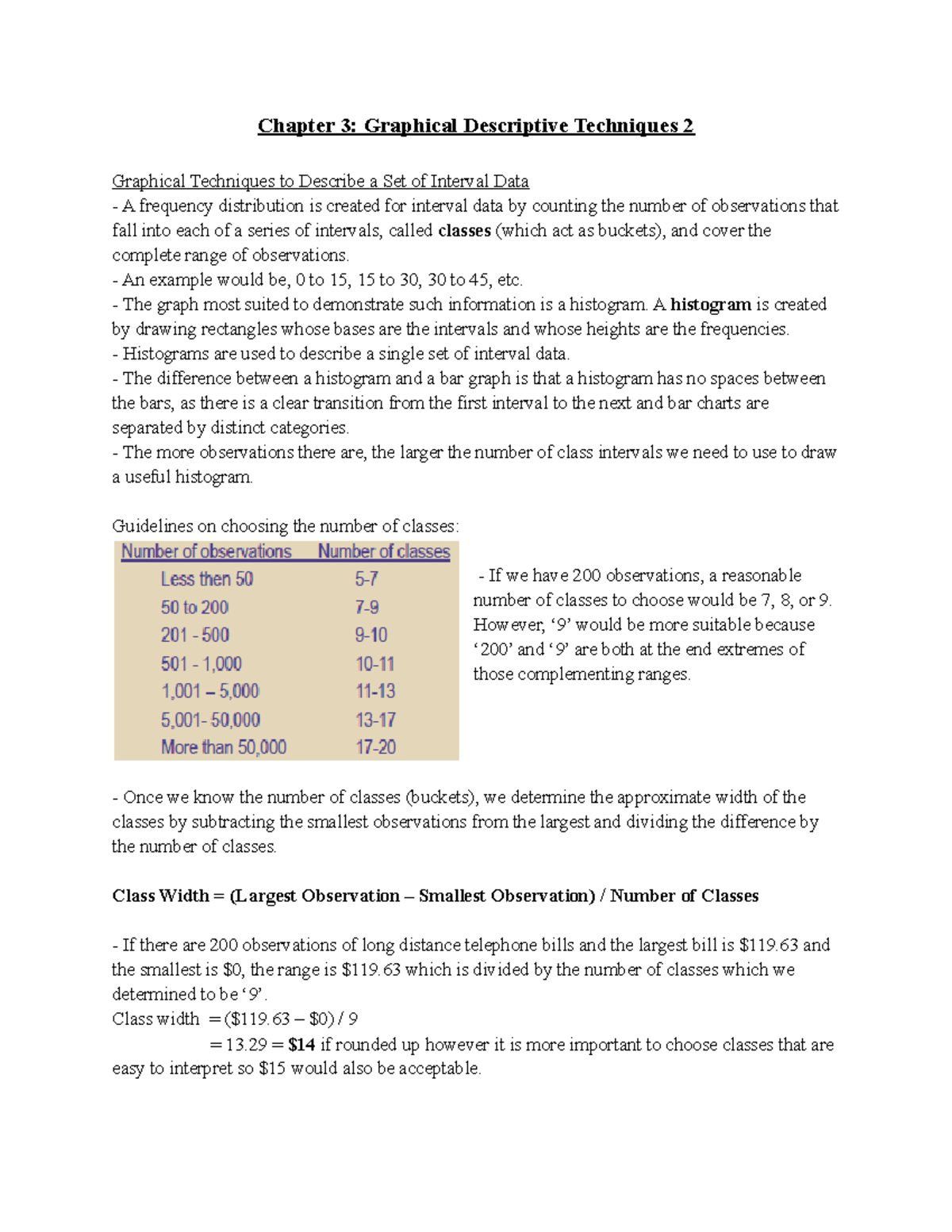 Chapter 3 - stats - Summary Statistics for Management and Economics ...
