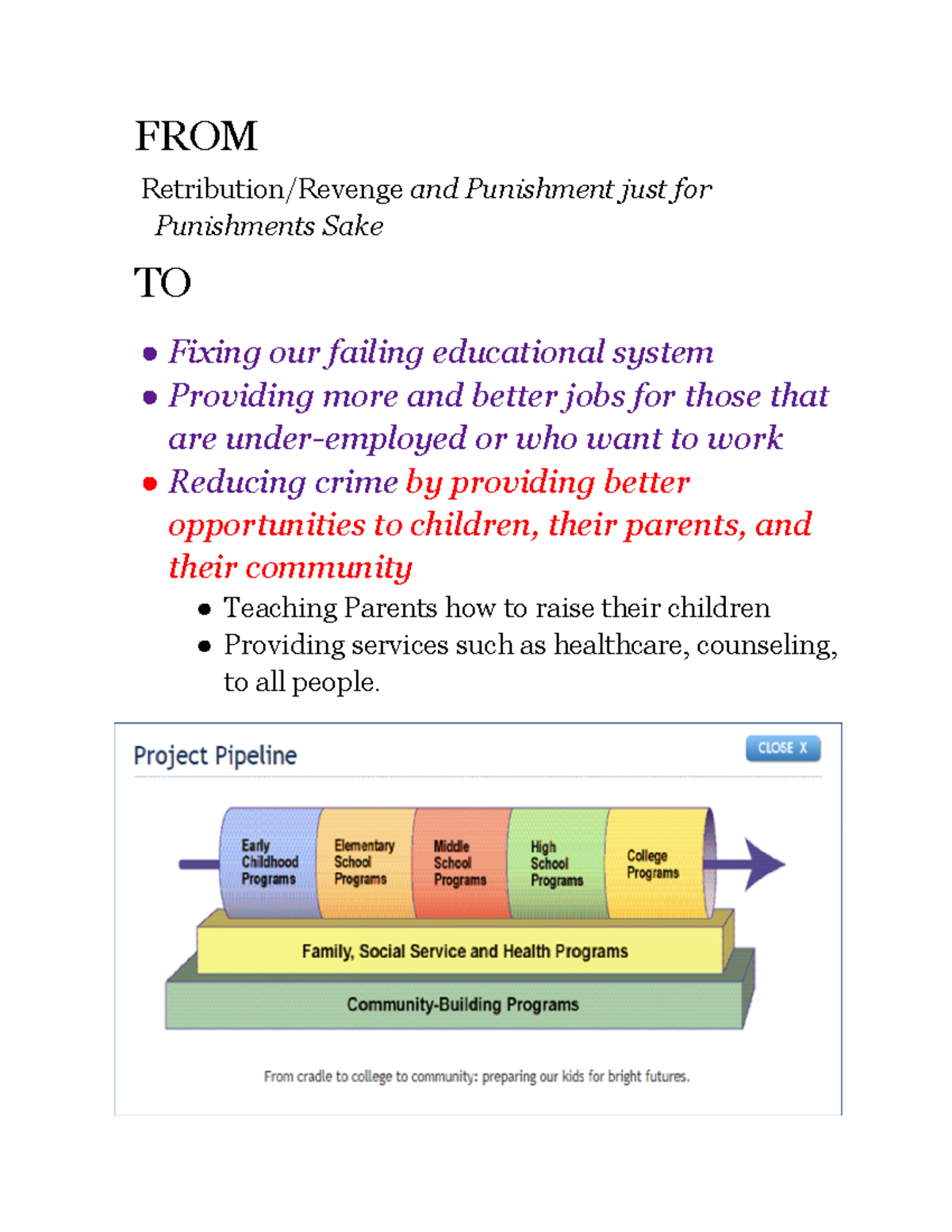 CRMJ Chapter 16 - Intro to Criminal Justice - FROM Retribution/Revenge ...