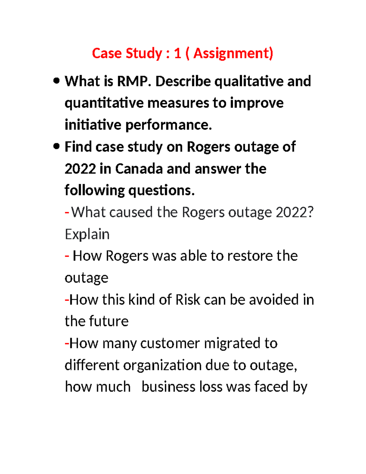 Case Study-1 Risk Management (2) - PMYA105 - Case Study : 1 ...