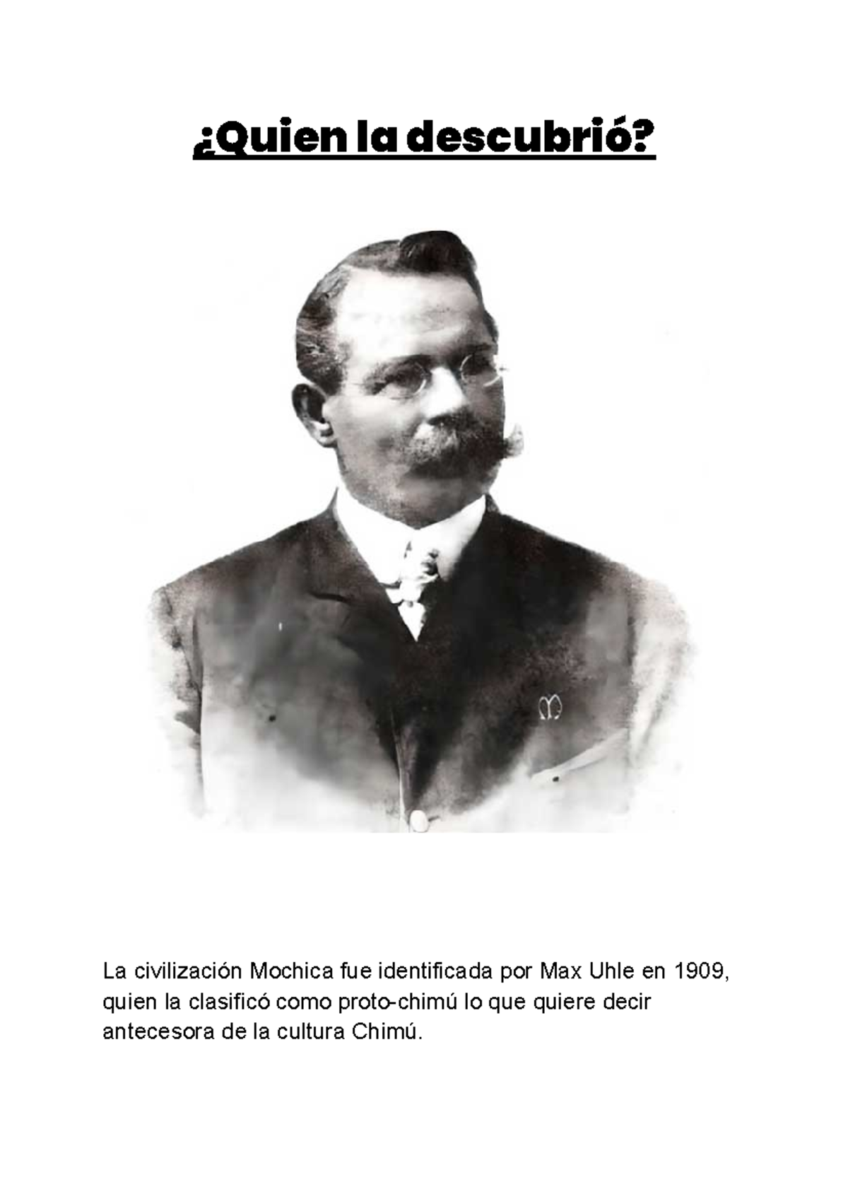 Documento sin título - sdsdsds - ¿Quien la descubrió? La civilización ...