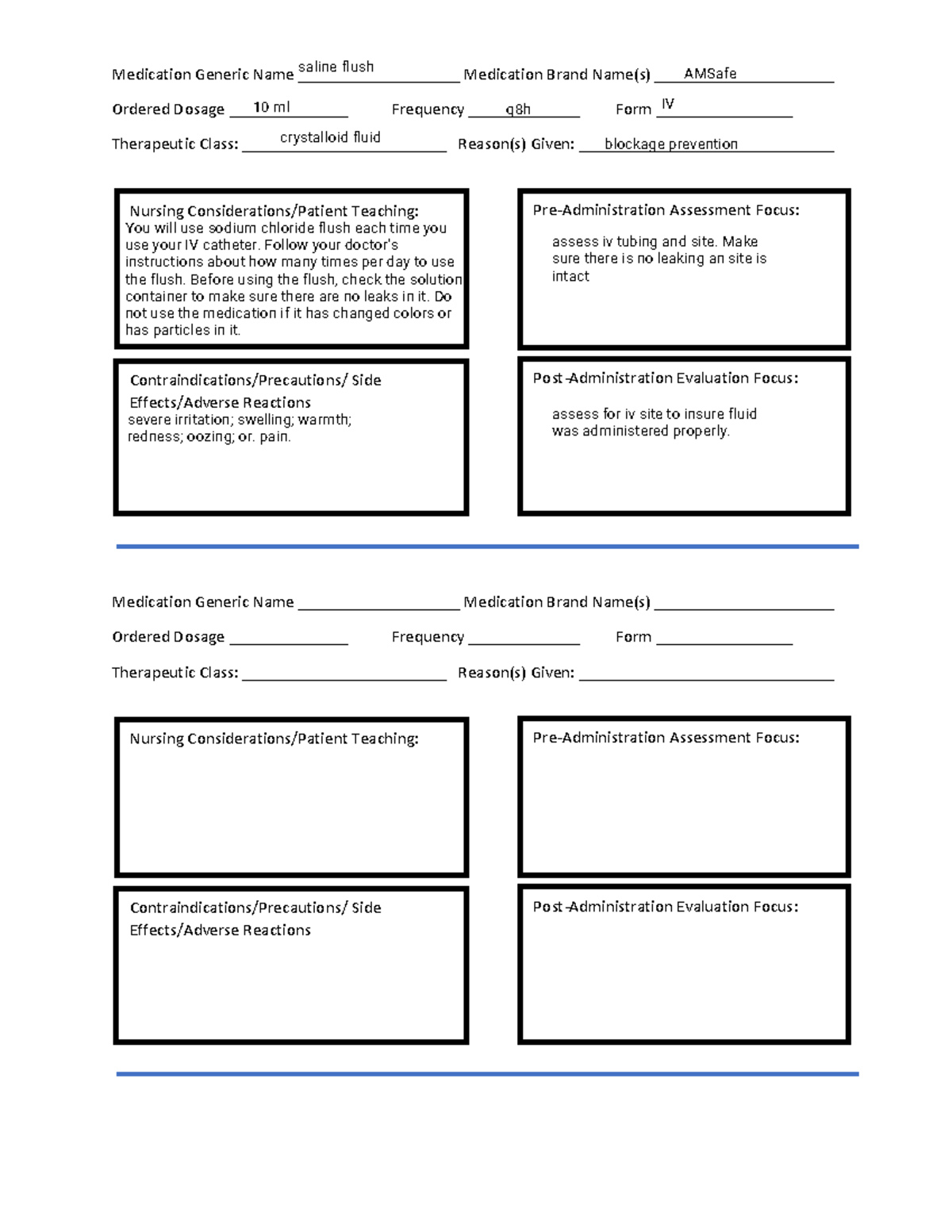 Mona med card 1 - Med card - Medication Generic Name ...