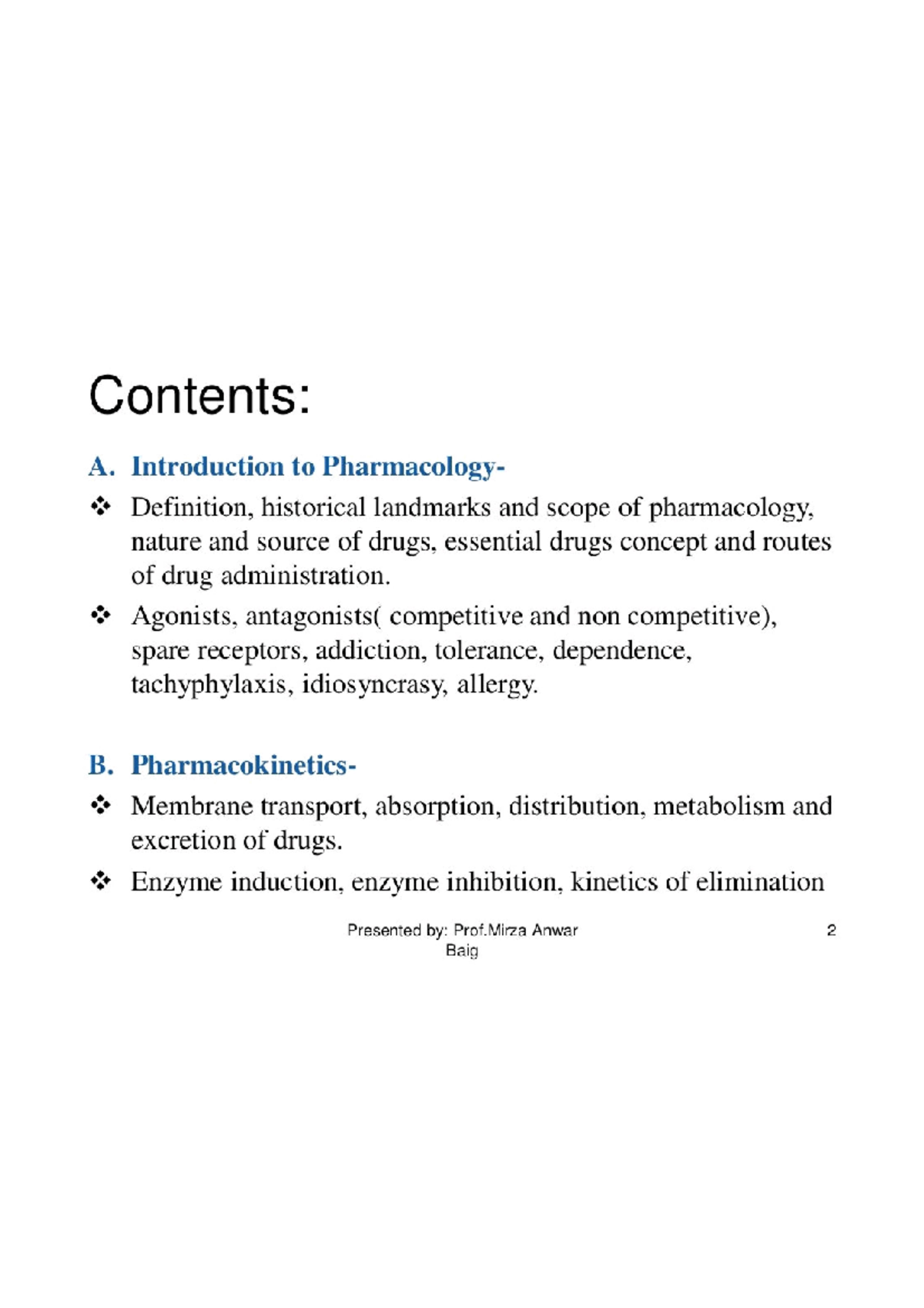 Standard Cology-1 U-1 Notes - Pharmacy - Studocu