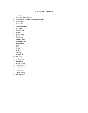 LSA Morphology Brown's 14 Grammatical Morphemes Analysis - Brown’s 14 ...