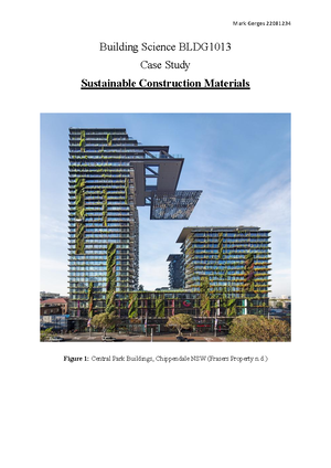 Building science assignment - Introduction The course Building science ...