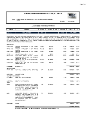 Aceros Alcalde COT - Cálculo - Studocu