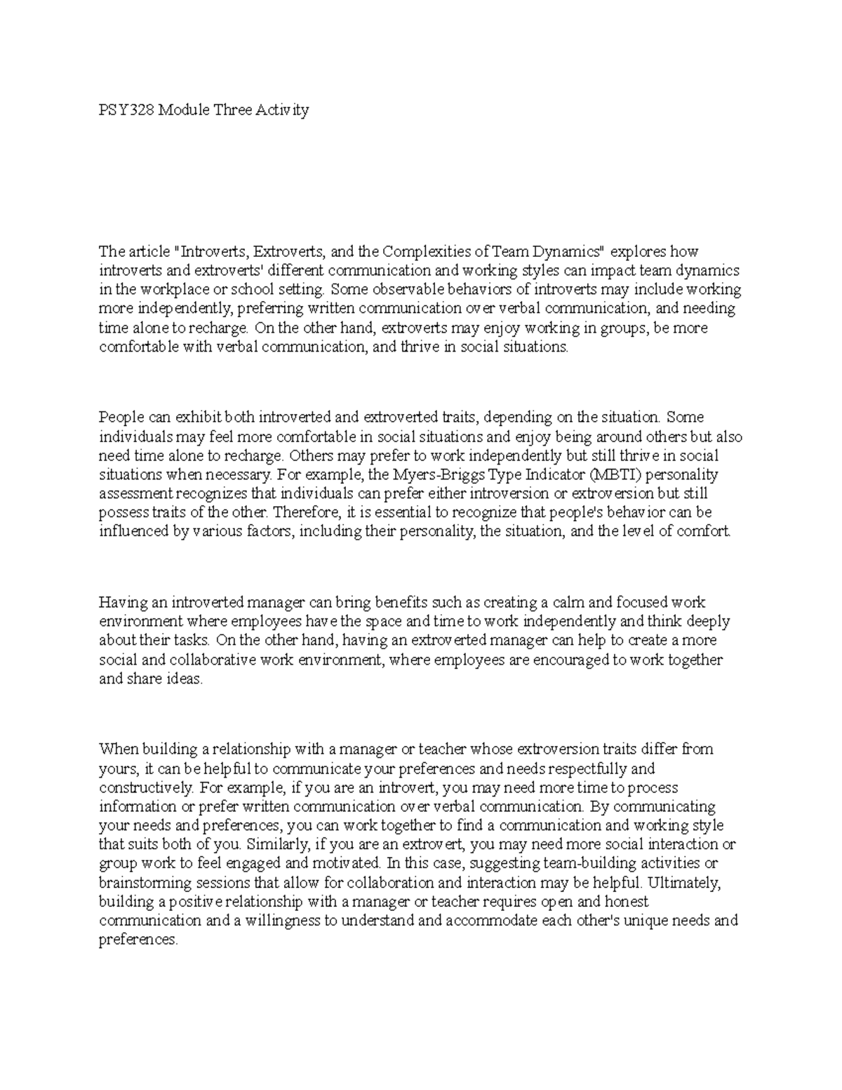 PSY328Mod3Act - Module 3 Activity Journal - PSY328 Module Three ...