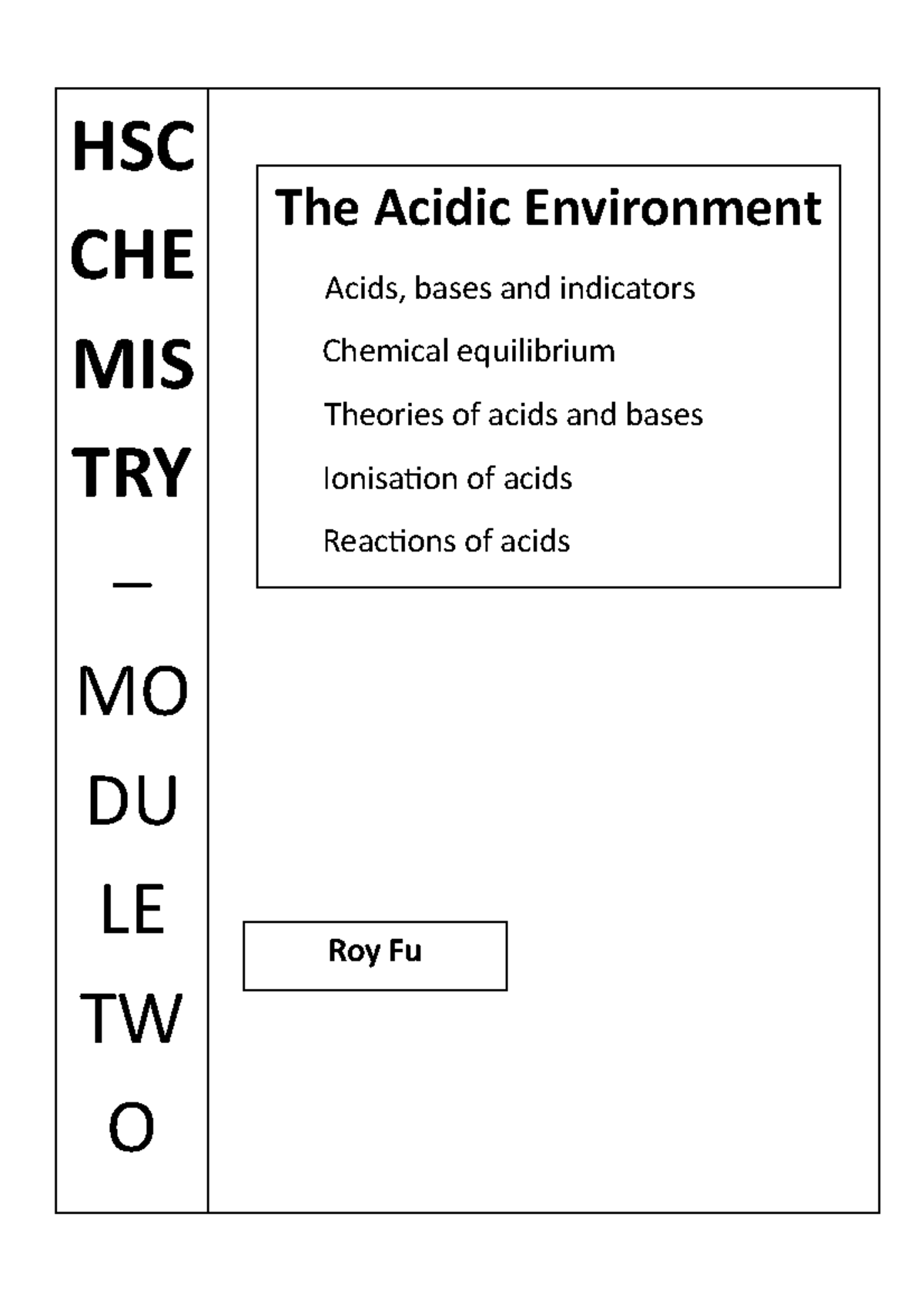 The Acidic Enviornment guide and analysis - The Acidic Environment ...