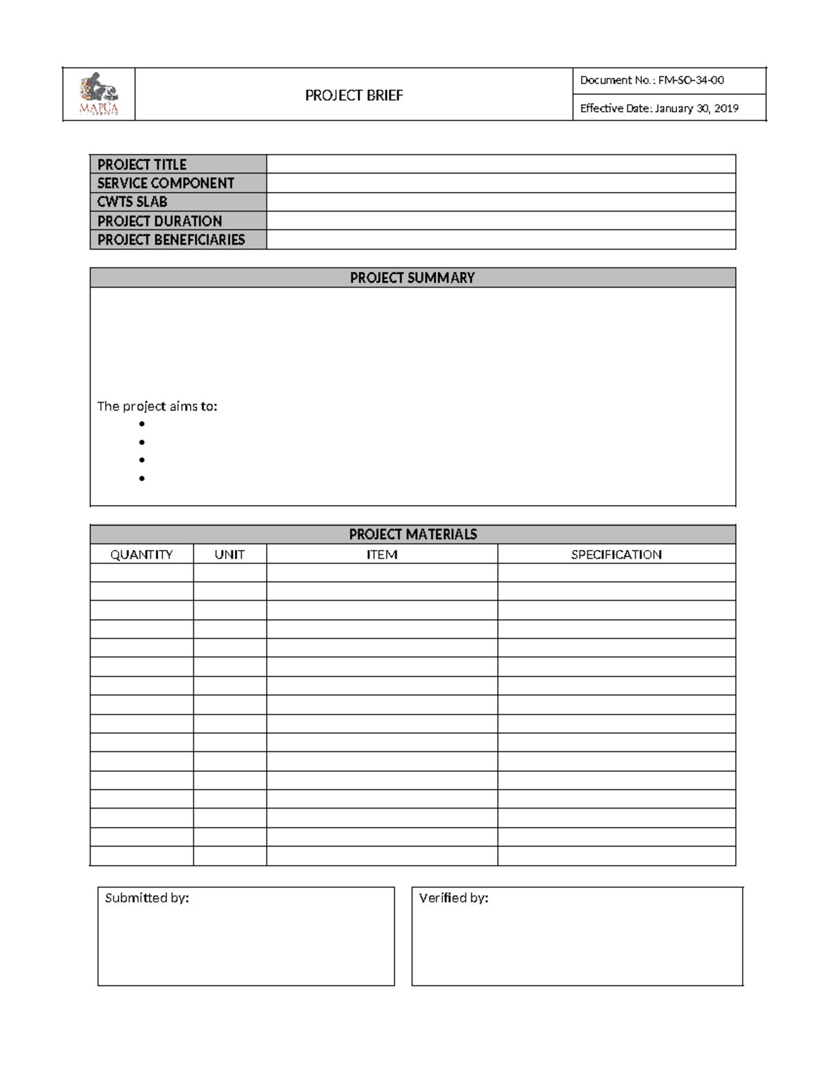 Project Brief - The strap should be presentable and more appealing to ...