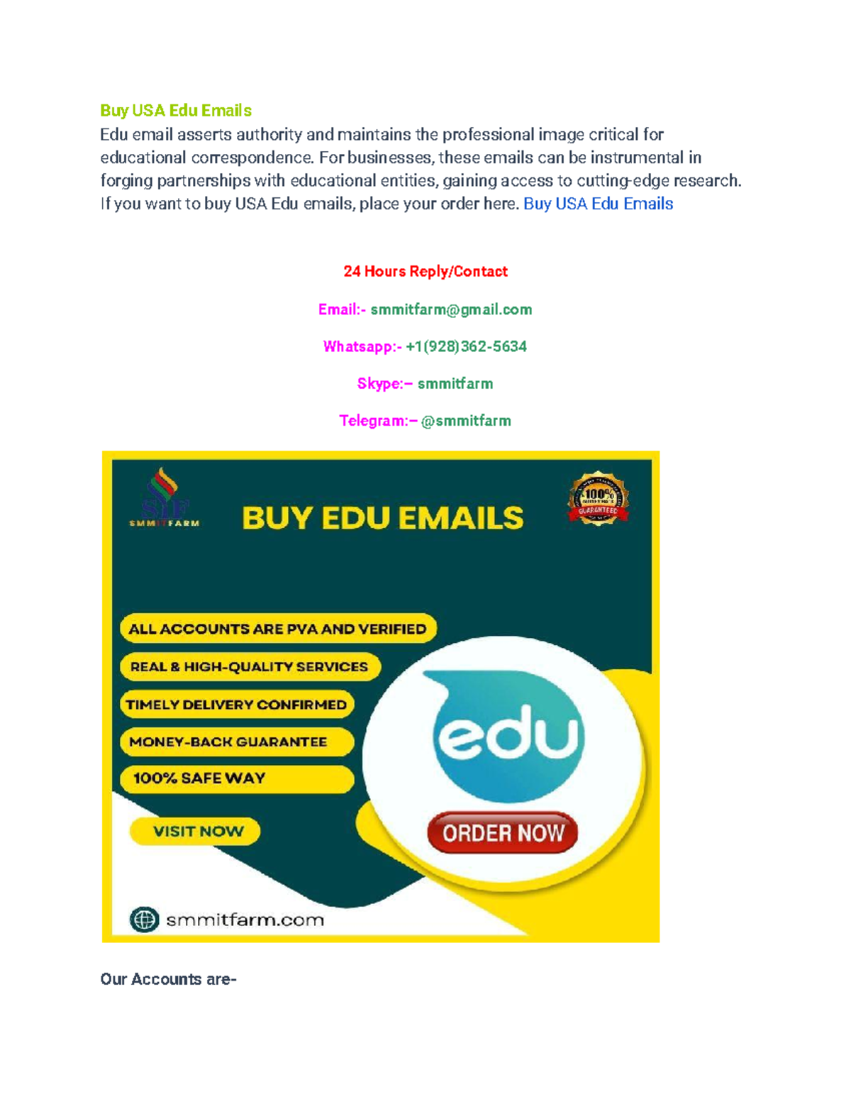 Buy USA Edu Emails - Buy USA Edu Emails Edu email asserts authority and maintains the ...