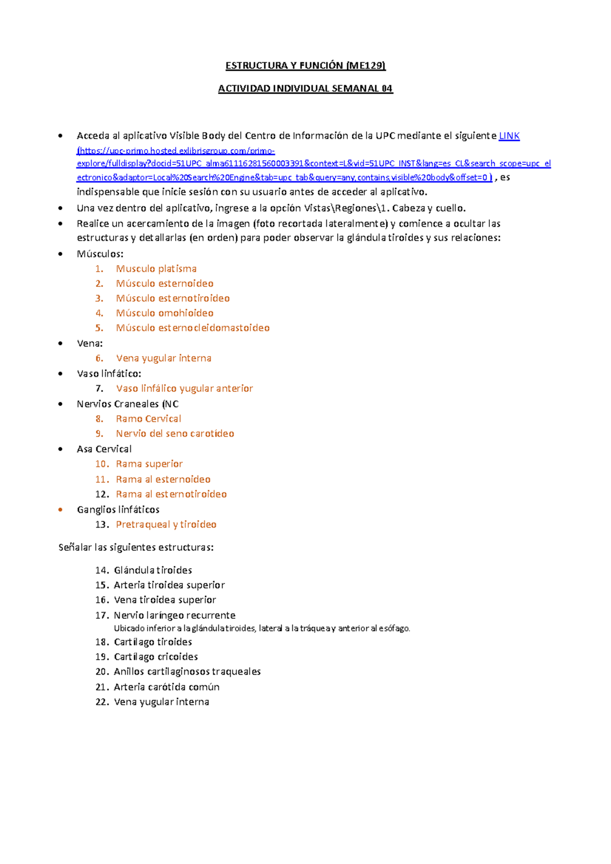 Ey F Tarea Sem04 - semana 4 - ESTRUCTURA Y FUNCIÓN (ME1 29 ) ACTIVIDAD INDIVIDUAL SEMANAL 04 ...