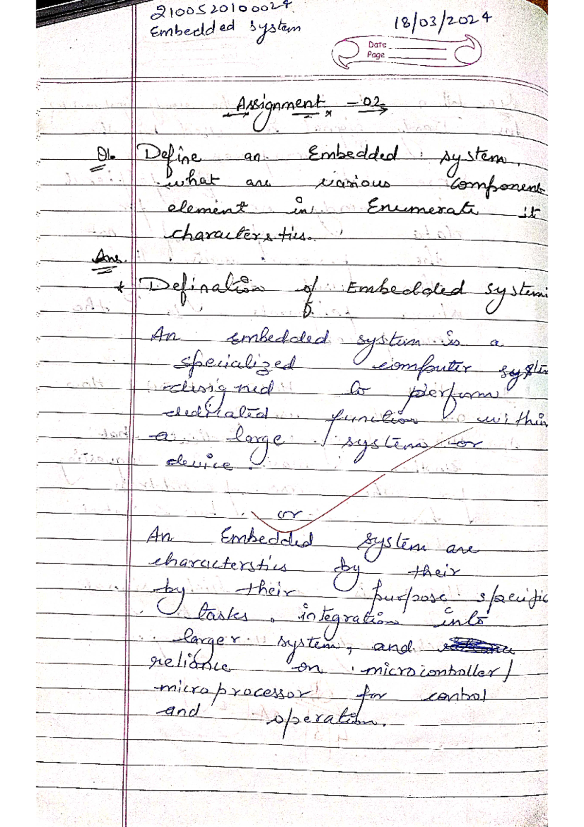 Assignment_for_embedded - Embedded System - Studocu