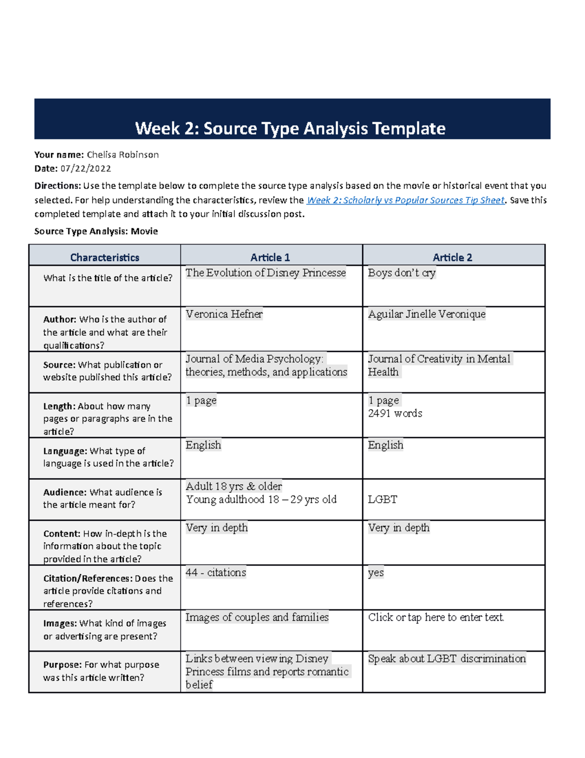 Gen 103 Week-2-Source-Type-Analysis-Template - Your name: Chelisa ...