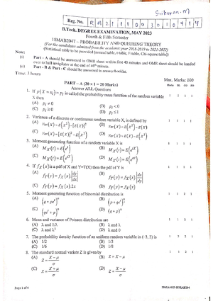 15CS204J ARR 1-7SEM - Discrete Mathematics for Engineers - Studocu