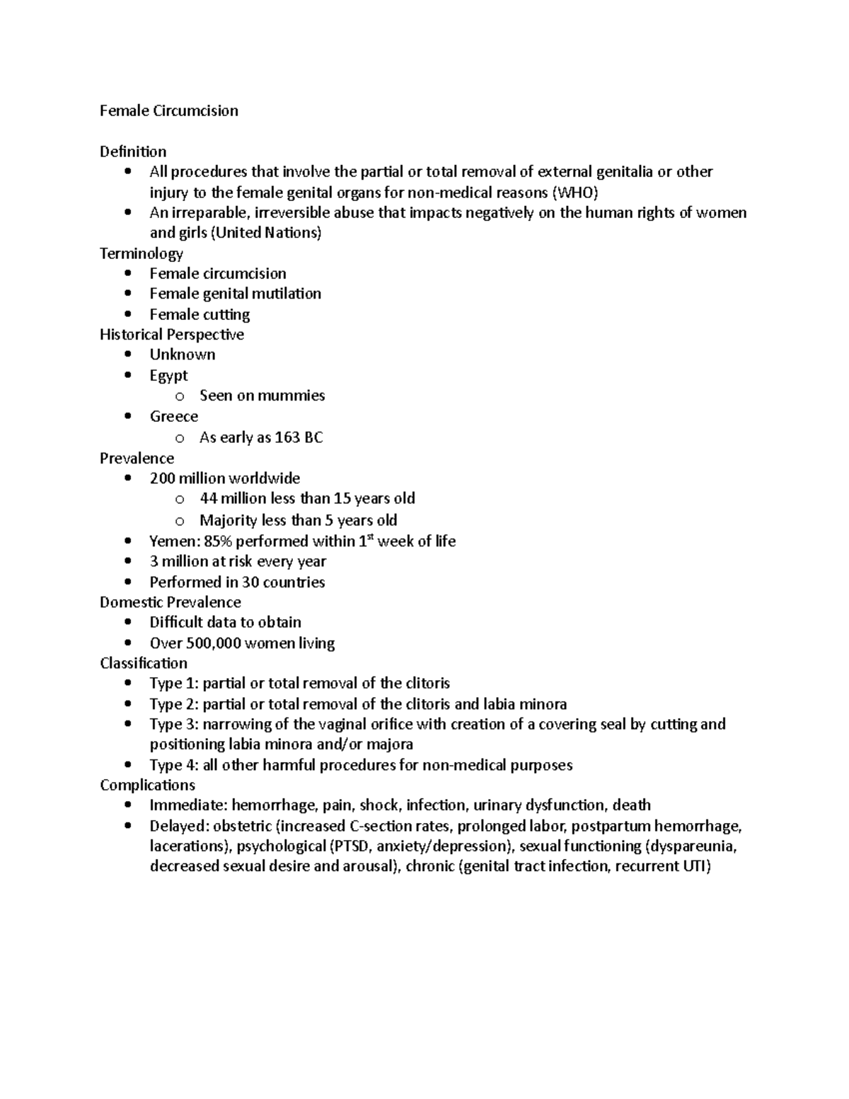 Female Circumcision - Female Circumcision Definition All procedures ...