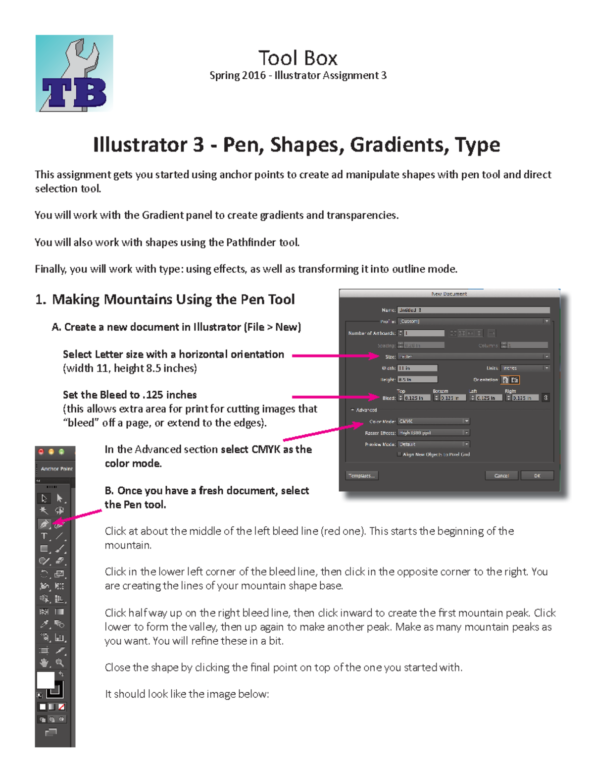 Illustrator Assignment 3 - You will work with the Gradient panel to ...