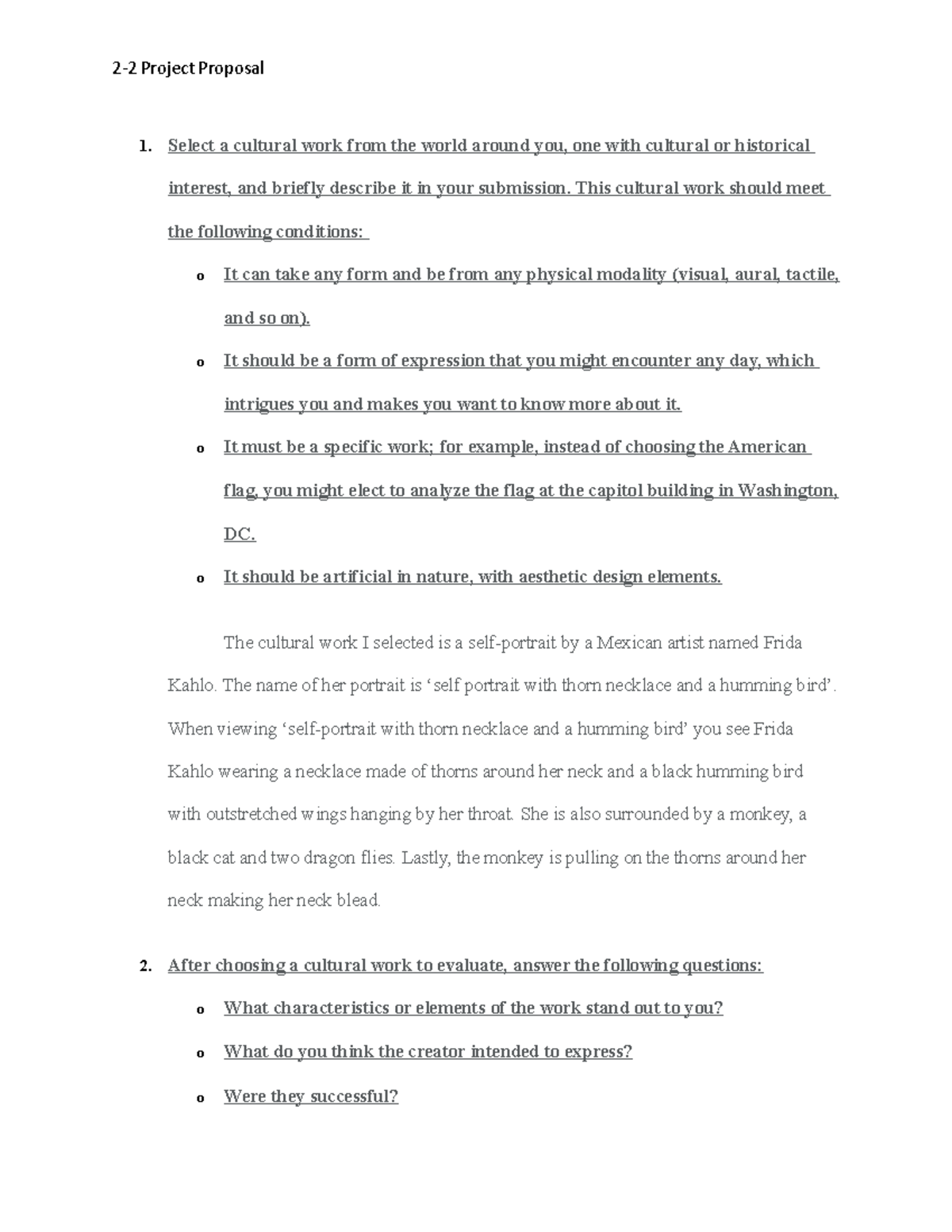 2 2 Project Proposal 2 2 Project Proposal Select A Cultural Work From 2-2-project-proposal-2-2-project-proposal-select-a-cultural-work-from