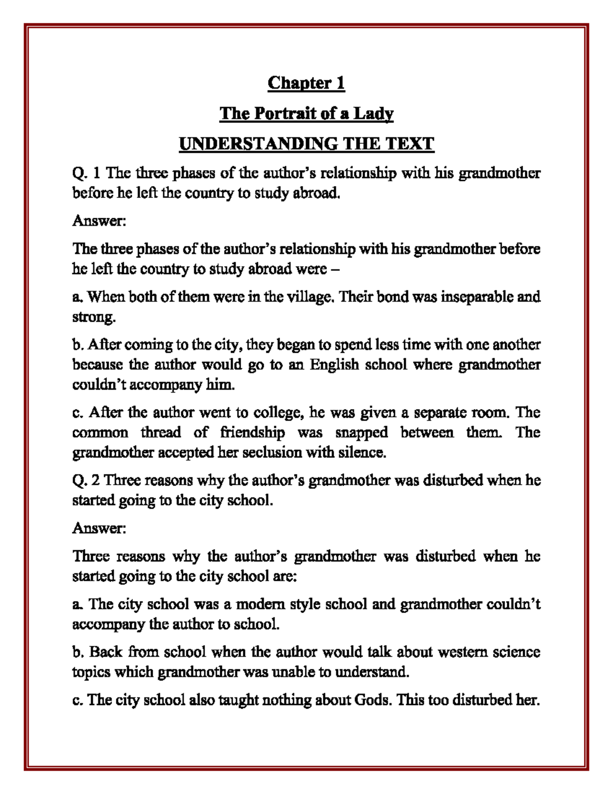 MQGH8MA1um6ZHdug Cuuu - Chapter 1 The Portrait of a Lady UNDERSTANDING ...