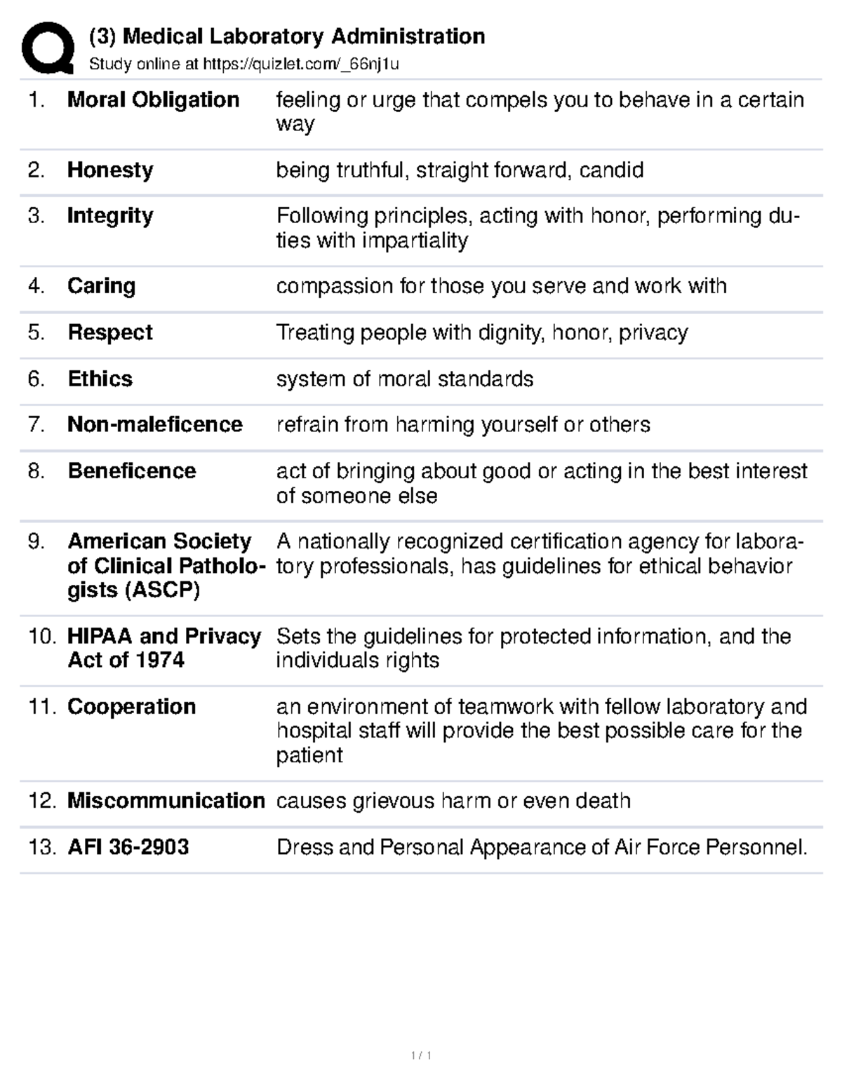 (3) Medical Laboratory Administration - (3) Medical Laboratory ...