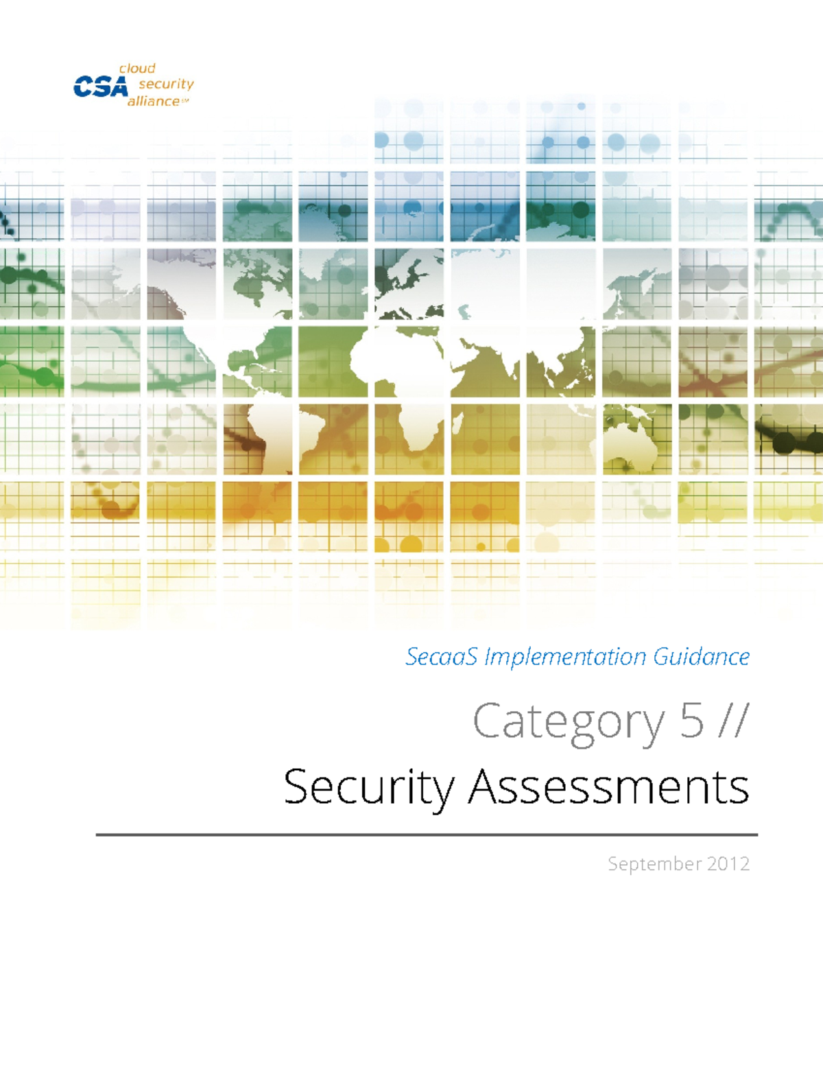 Secaa S Cat 5 Security Assessments Implementation Guidance - SecaaS ...