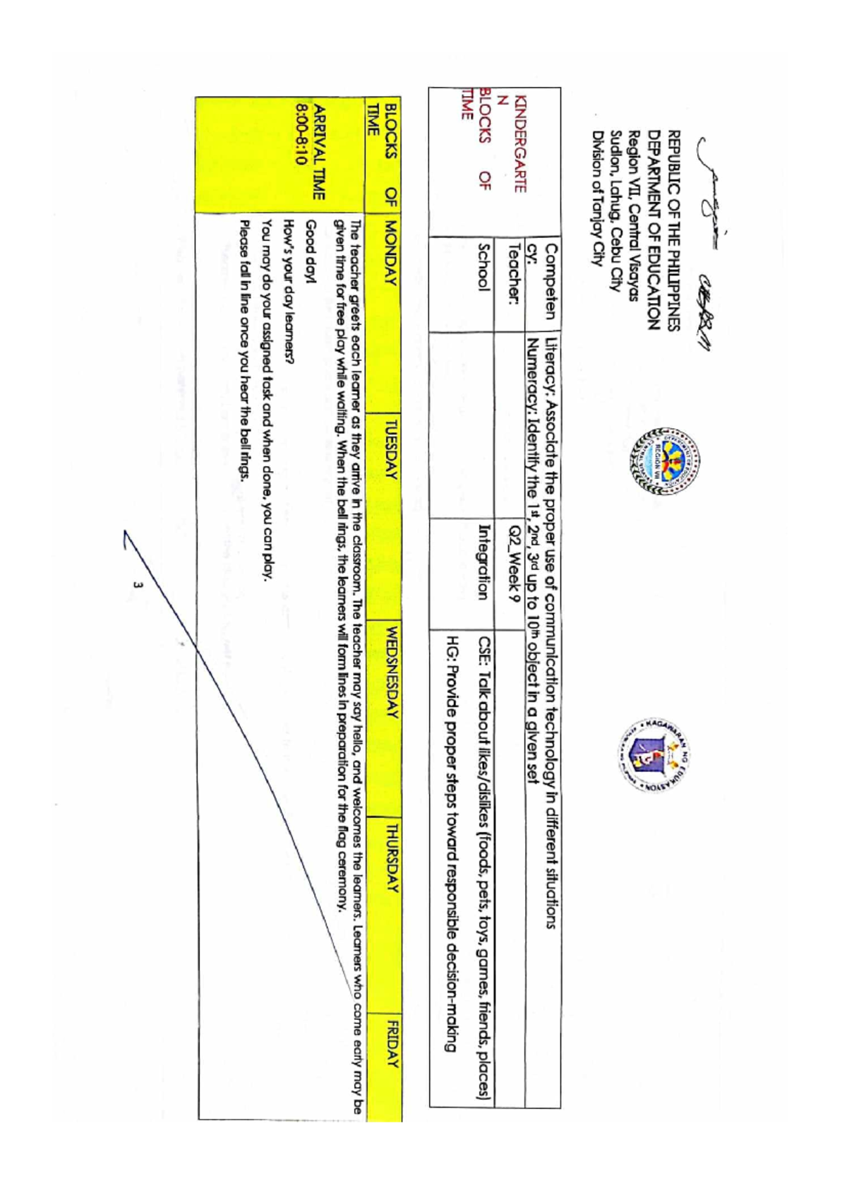 Q2-COT - EKBT - notes - OF routh NG REPUBLIC OF THE PHILIPPINES ...