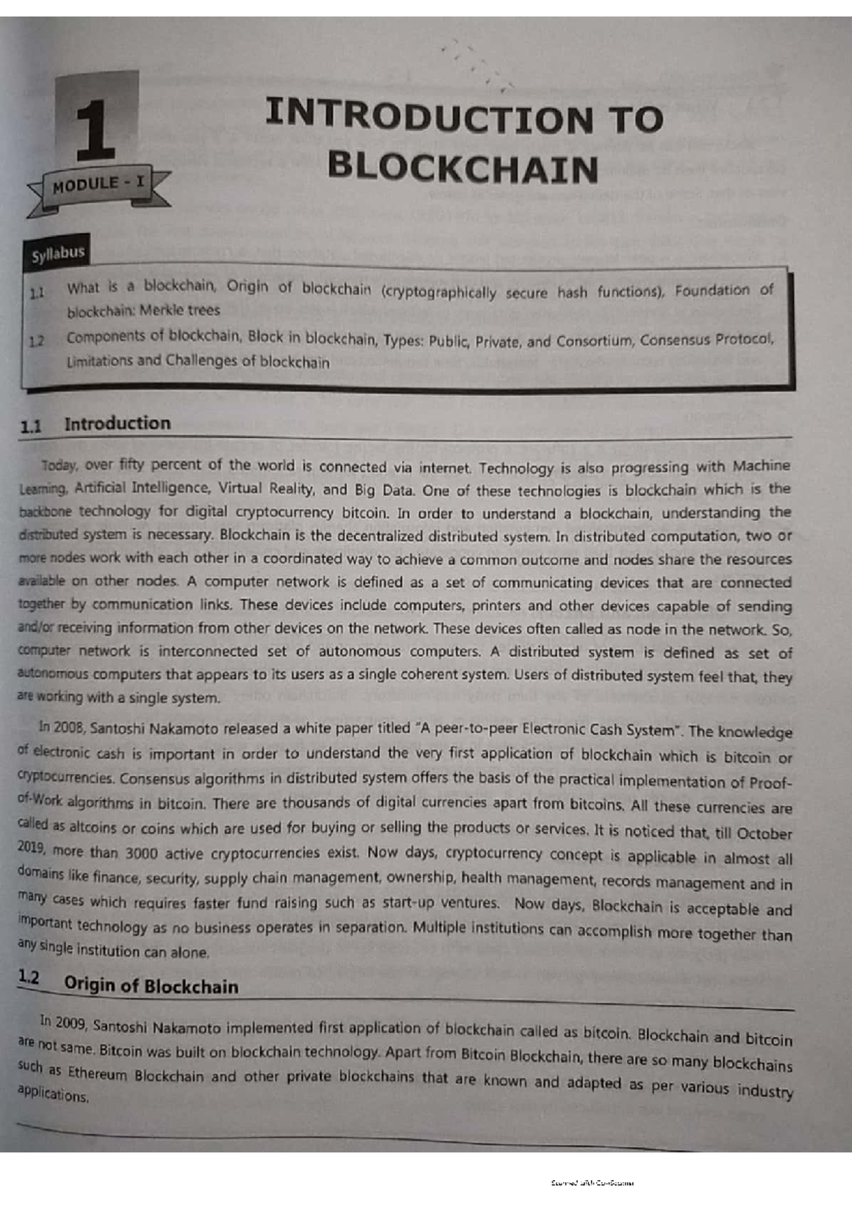 Blockchain Tech Knowledge - BlockChain - Studocu