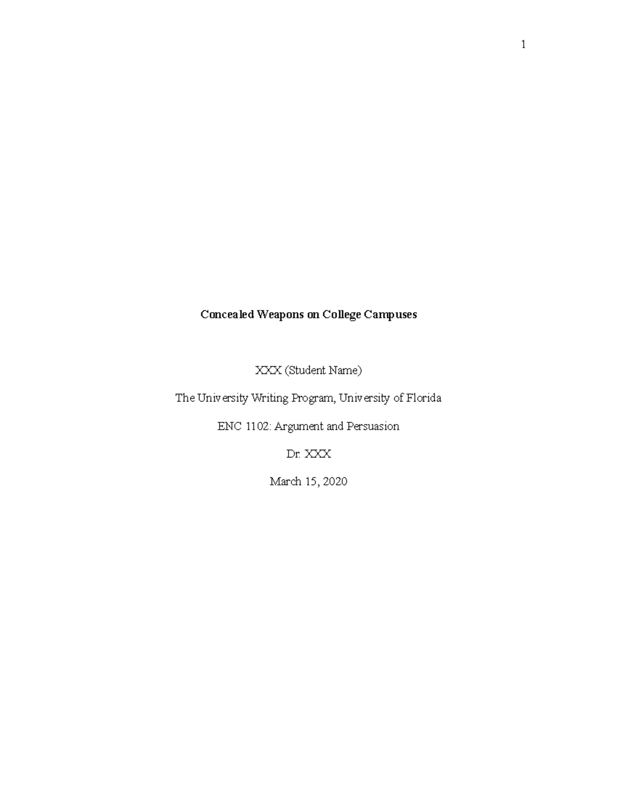 Example Annotated Bibliography and Literature Review - Concealed ...