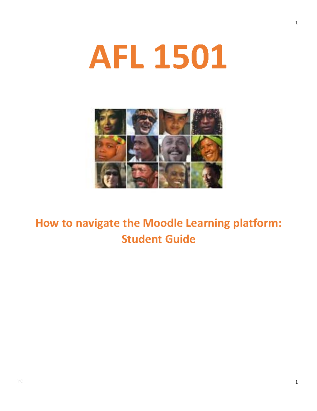 Student AFL1501 handout S2 2022 220801 101712 - AFL 1501 How to ...