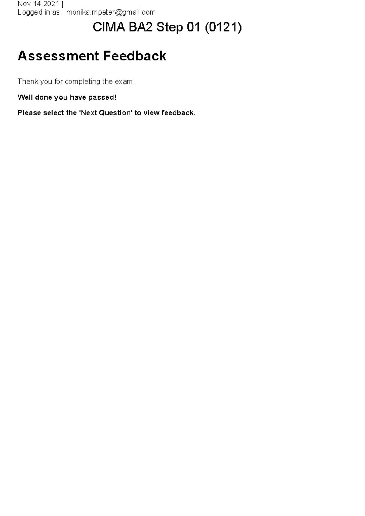 CIMA - Certificate in Business Accounting - BA2 Fundamentals of ...