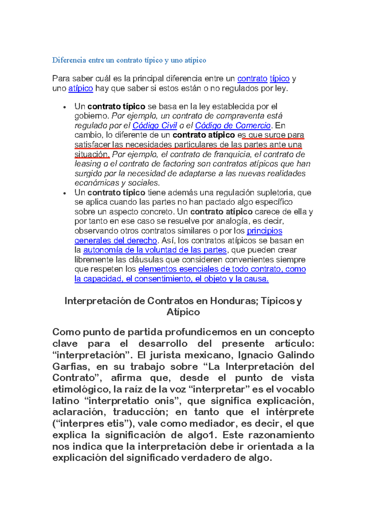 Contratos Atipicos - Diferencia entre un contrato típico y uno atípico ...
