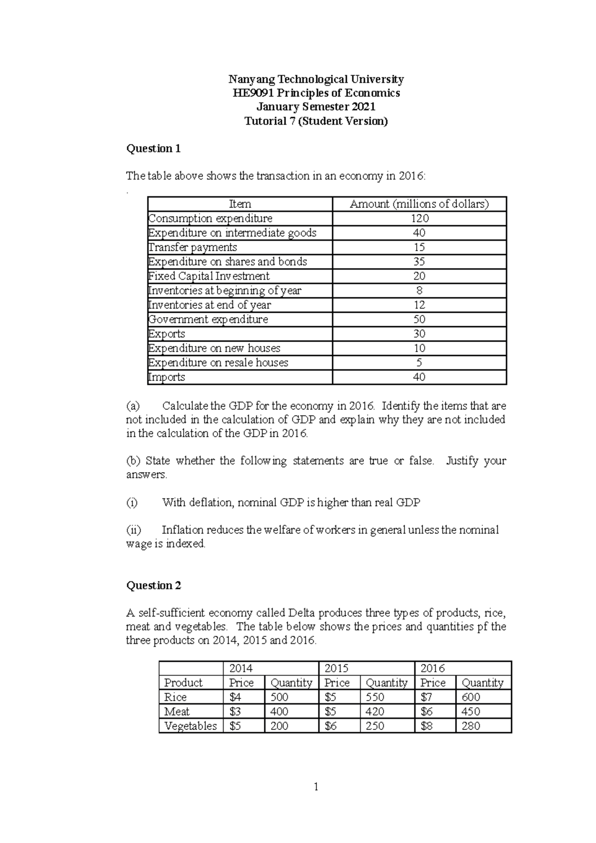 HE9091 Jan 2021 Tutorial 7.Student Version - Nanyang Technological ...