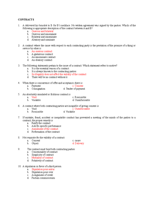 Oblicon UP - CIVIL LAW REVIEWER TABLE of CONTENTS 90 OBLIGATIONS ...