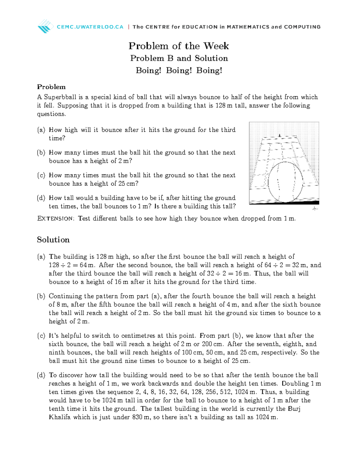 Potwb 21 A N 23 S - .math worksheet - Problem of the Week Problem B and ...