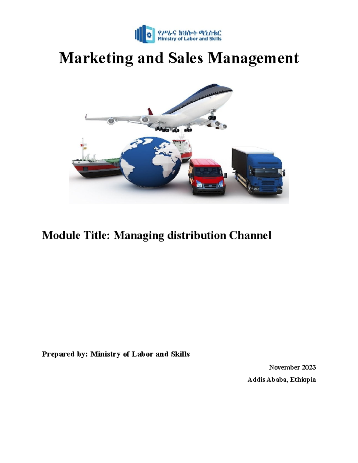 Managing Distribution Channel - Marketing and Sales Management Module ...