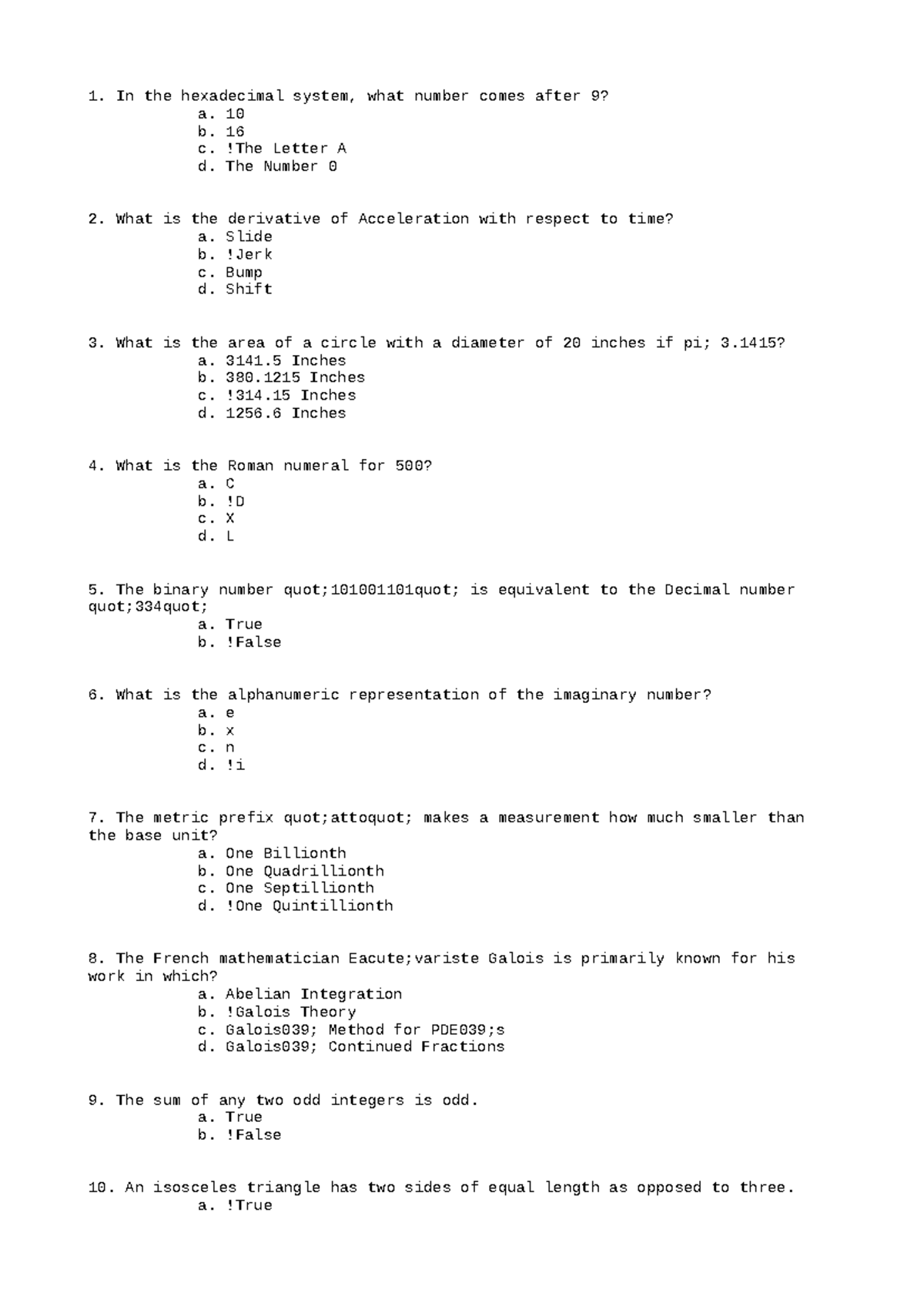 CS202 Programming Project Fall 2024 9 - In the hexadecimal system, what number comes after 9? a ...