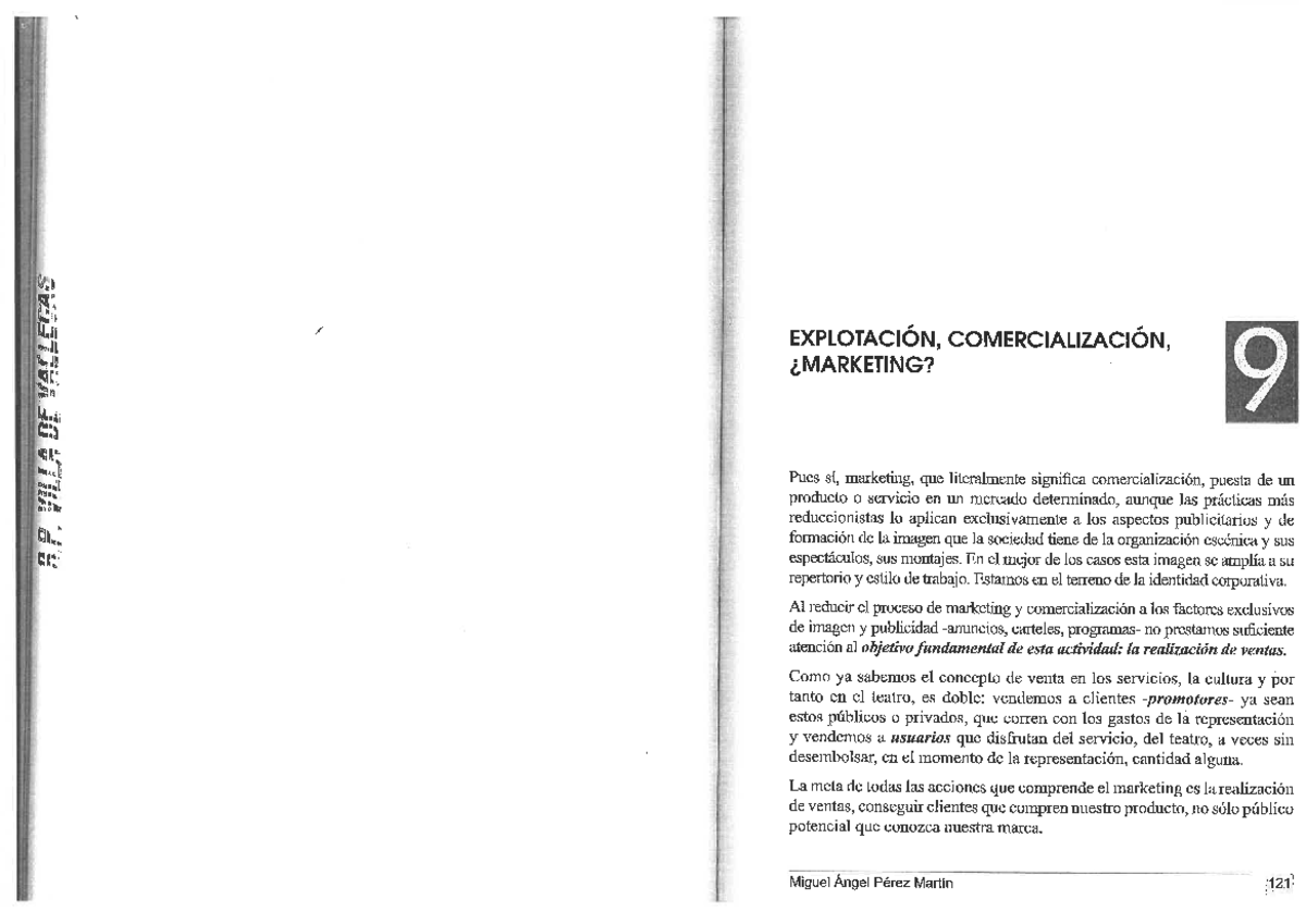 Marketing escénico Alexandra Sandulescu - Teoría de la Comunicación ...