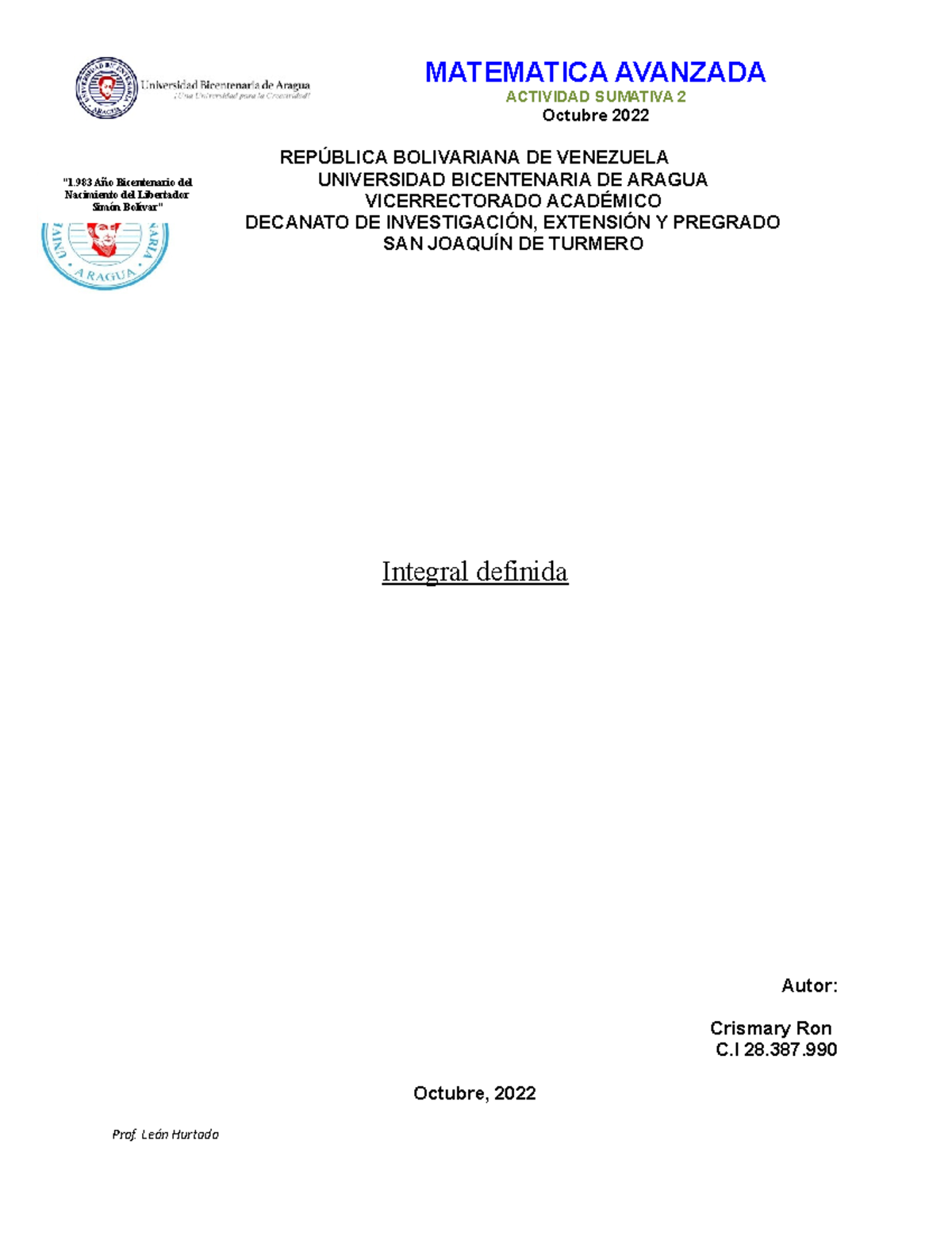 20223-1-0 28387990-As-2 Integral Definida - ACTIVIDAD SUMATIVA 2 ...