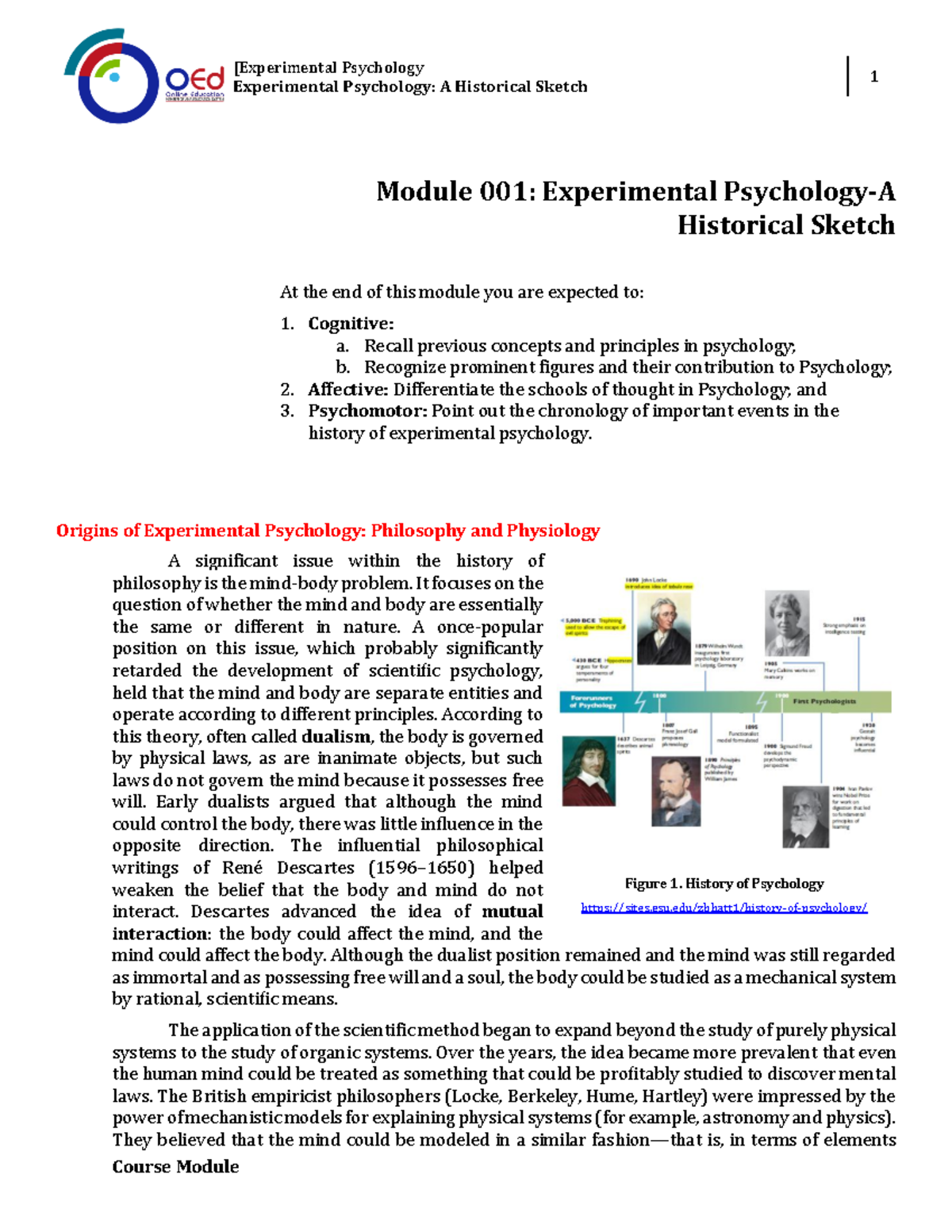Lessons Merged - [Experimental Psychology Experimental Psychology: A ...