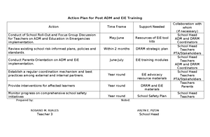 Action plan HG - Informative - 1. Step 1: Define your end goal. ... 2 ...