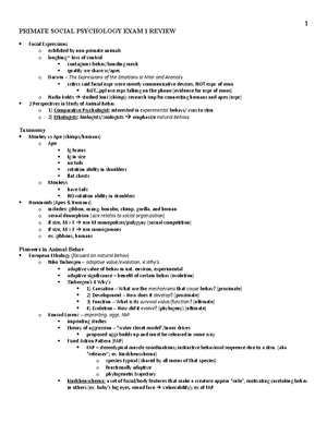 PSP Exam 1 Lecture Notes - Tues, 1/23/18 – Course Introducion Facial ...