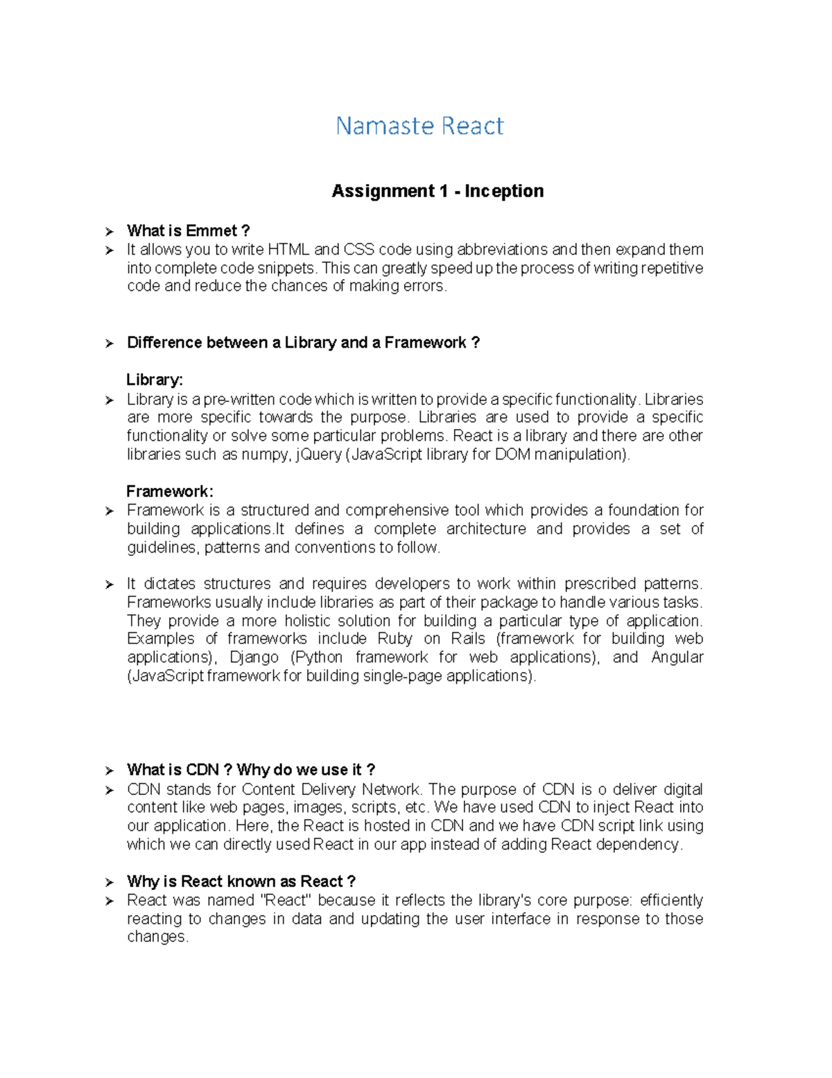 Discussions schools 148878 courses 142240 users 8620433 episode 1 - Namaste React Assignment 1 ...