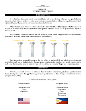 Module 2 - LAW ENFORCEMENT PILLAR - MODULE 2 LAW ENFORCEMENT PILLAR ...